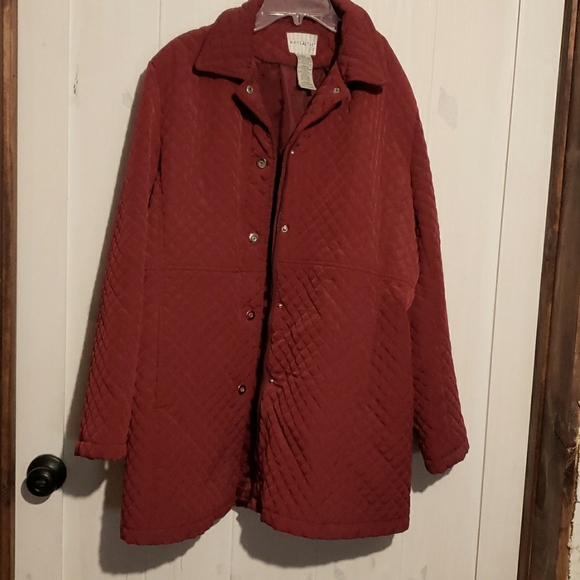 White Stag | Jackets & Coats | White Stag Burgandy Lined Coat | Poshmark